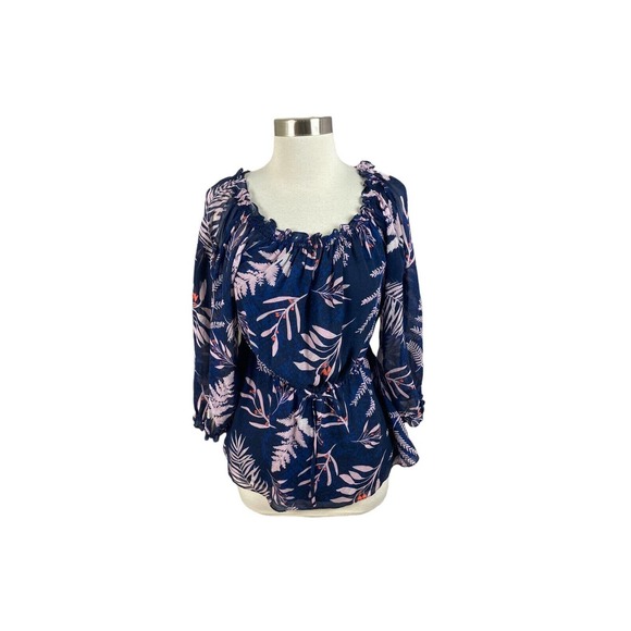 Diane Von Furstenberg | Tops | Diane Von Furstenberg Dvf Blue Pink ...